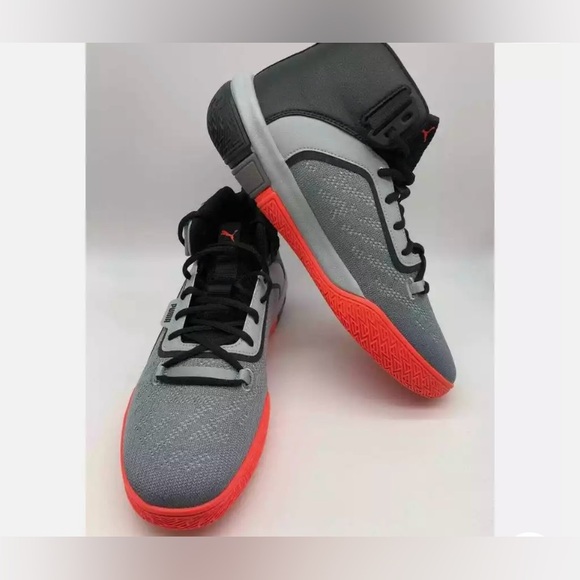 Puma | Shoes | Puma Men Legacy Disrupt Blackred Blastgrey Basketball ...